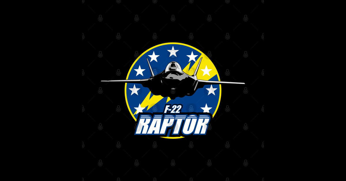F-22 Raptor Patch - Usaf Raptor Fighter - Sticker | TeePublic