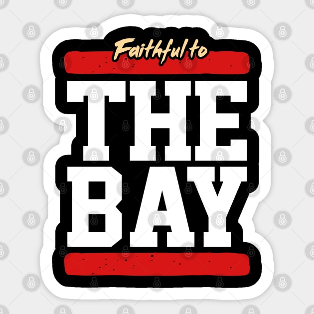 The Bay football - The Bay - Sticker | TeePublic