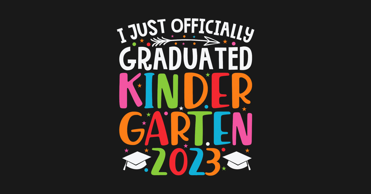 I Officially Graduated Kindergarten Graduation Cap and Gown - I ...
