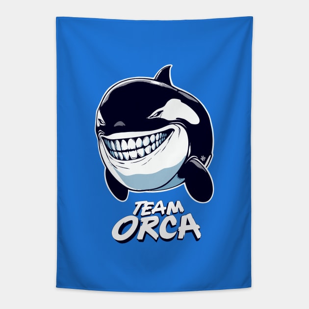Team Orca (Blue Shirts) - Troll Face - Tapestry | TeePublic