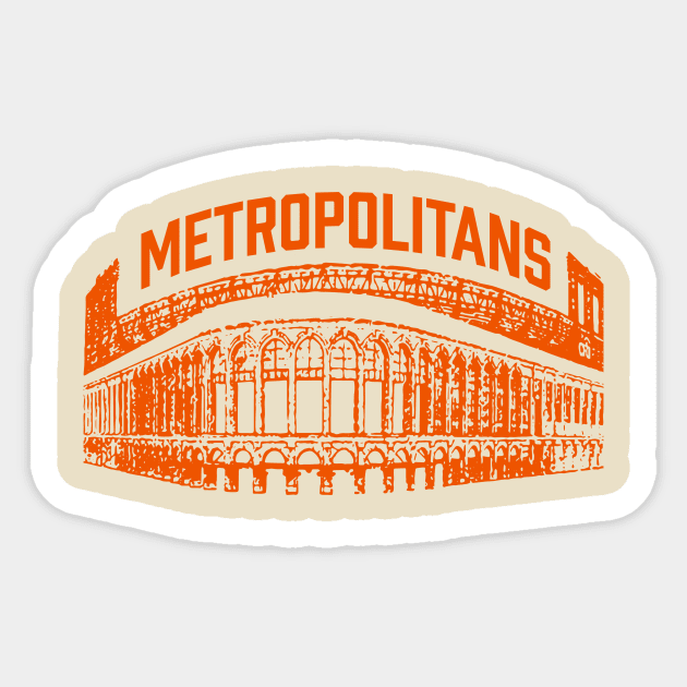 Metropolitans - Mets - Sticker | TeePublic