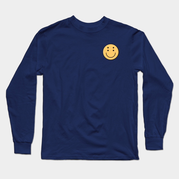 Happy Face - Happy Face - Long Sleeve T-Shirt | TeePublic