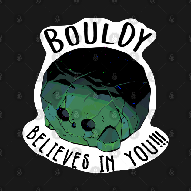 Bouldy believes in you - Hades Game - T-Shirt | TeePublic