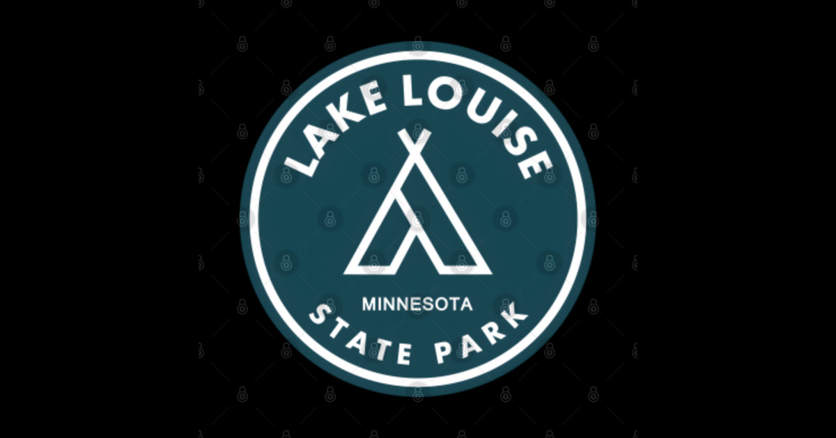 Lake Louise State Park Minnesota Tent - Lake Louise - Sticker | TeePublic