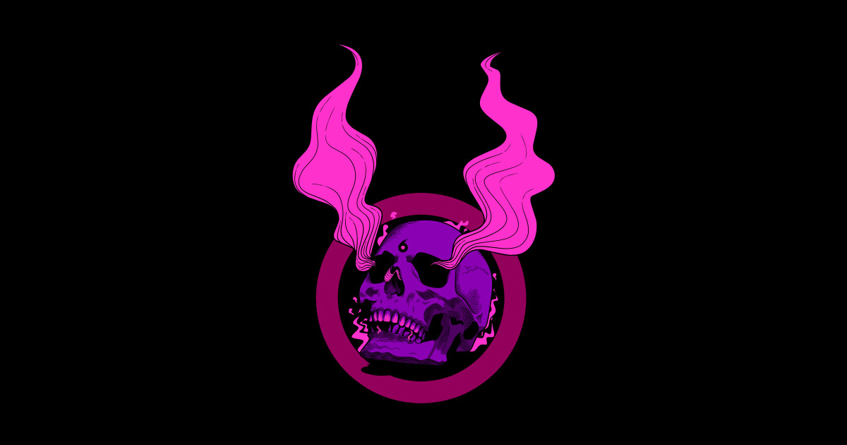 ghost skull - Skull - Sticker | TeePublic