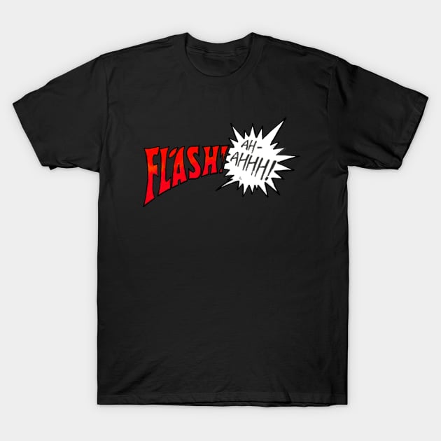 Flash Ah-Ahhh Logo - Flash Gordon - T-Shirt | TeePublic