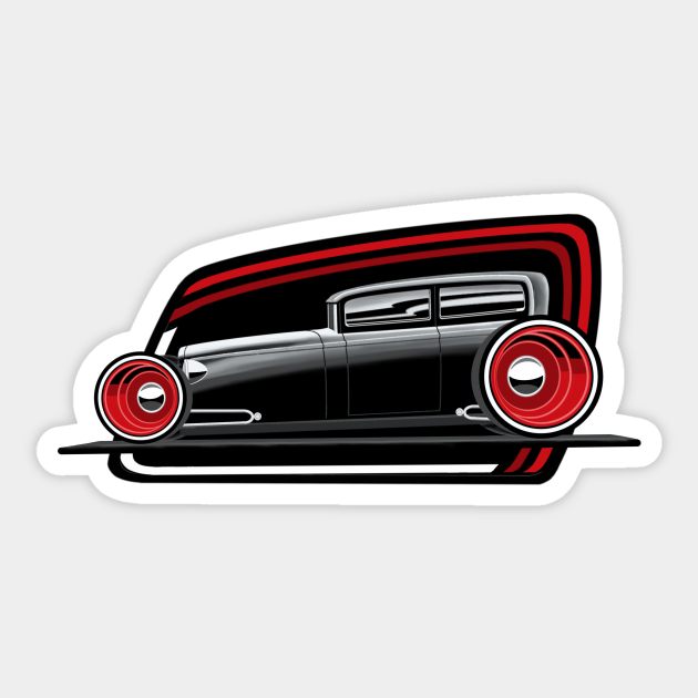 Scarab Motorsports Rat Rod Logo - Hot Rod Art - Sticker | TeePublic