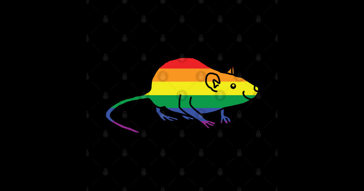 Pride Rat - Pride - Sticker | TeePublic