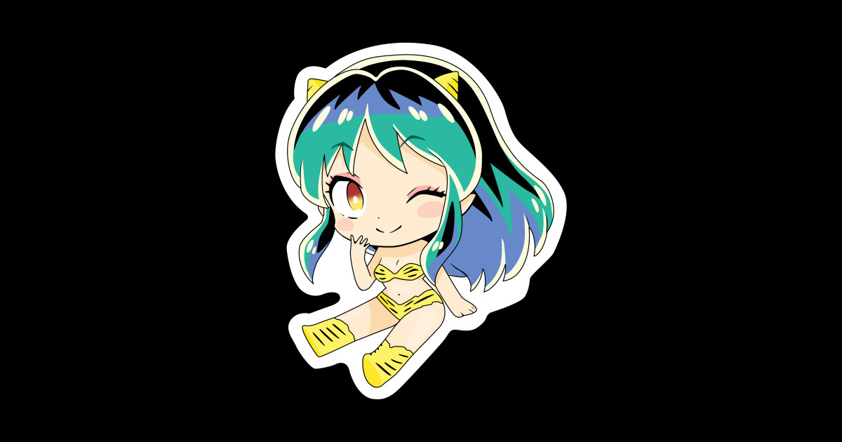 chibi urusei - Urusei Yatsura - Sticker | TeePublic