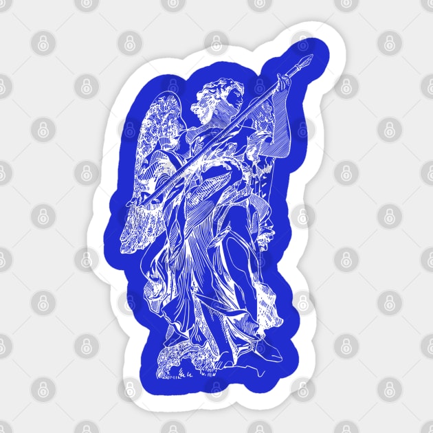 Saint Michael the Archangel - Saint Michael - Sticker | TeePublic