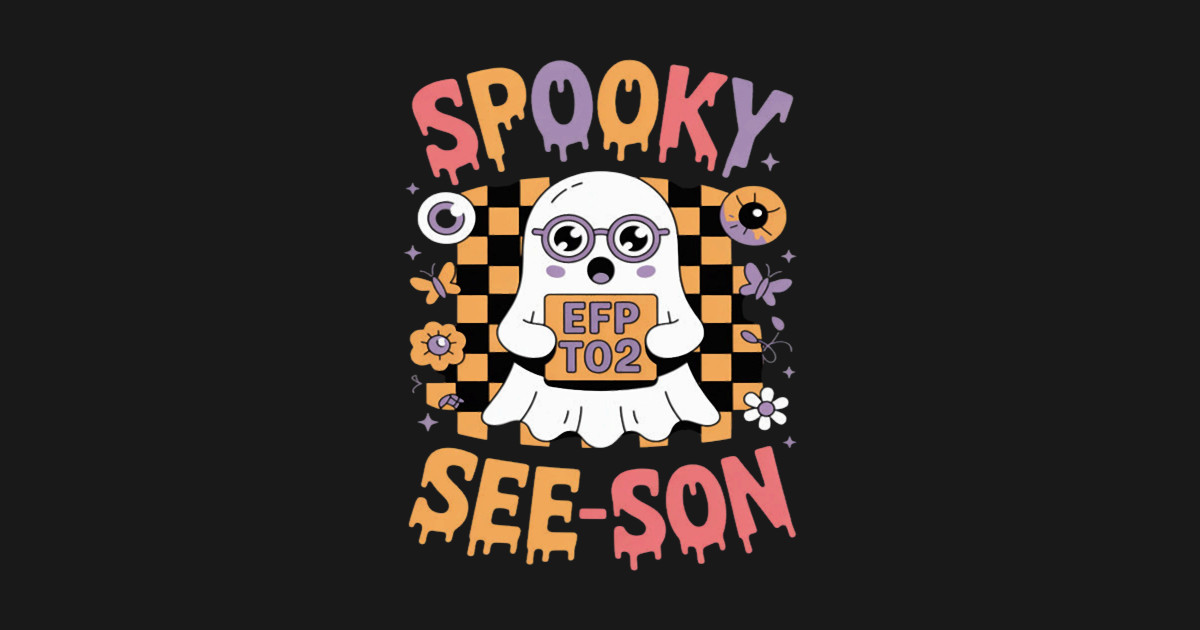 Spooky Season Optometrist Ghost Optometry Halloween - Halloween - T ...