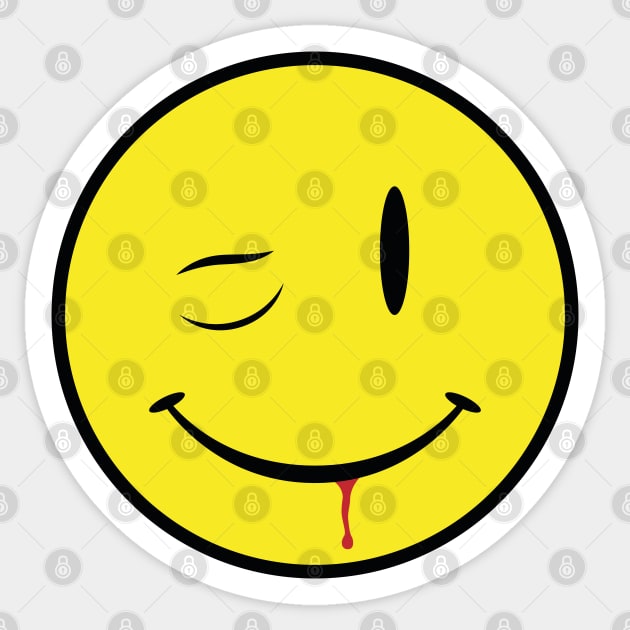 Fight Club Smiley - Fight Club - Sticker | TeePublic