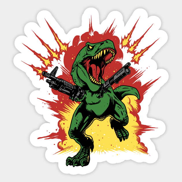 Mad T Rex - T Rex - Sticker | TeePublic