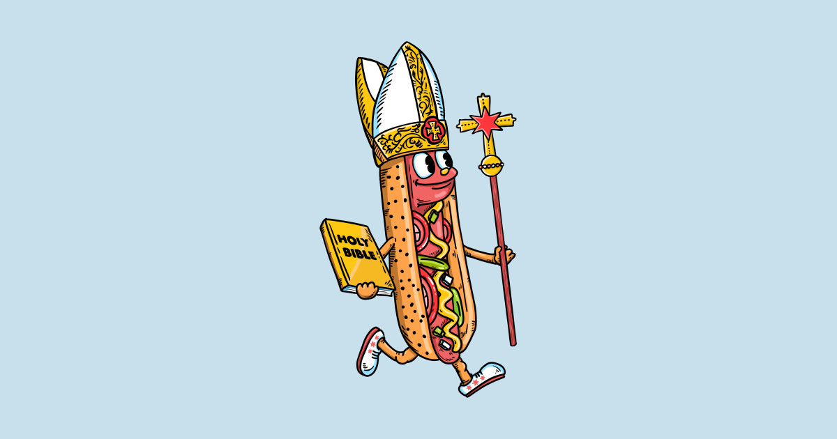 Chicago Style Pope - Pope - T-Shirt | TeePublic