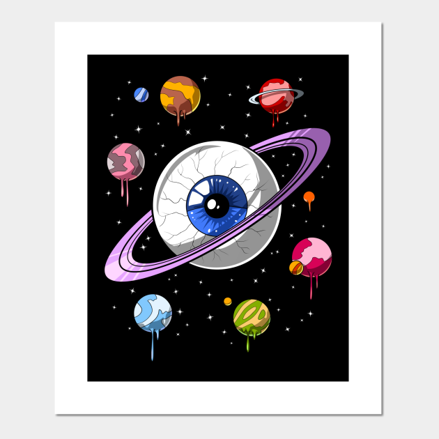 Psychedelic Trippy Space - Psychedelic Space - Posters and Art Prints ...