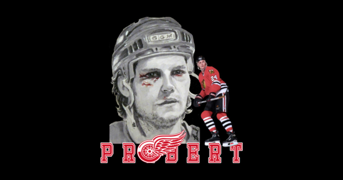 Retro Hockey Enforcers - Detroit Red Wings - BOB PROBERT - Ice Hockey ...