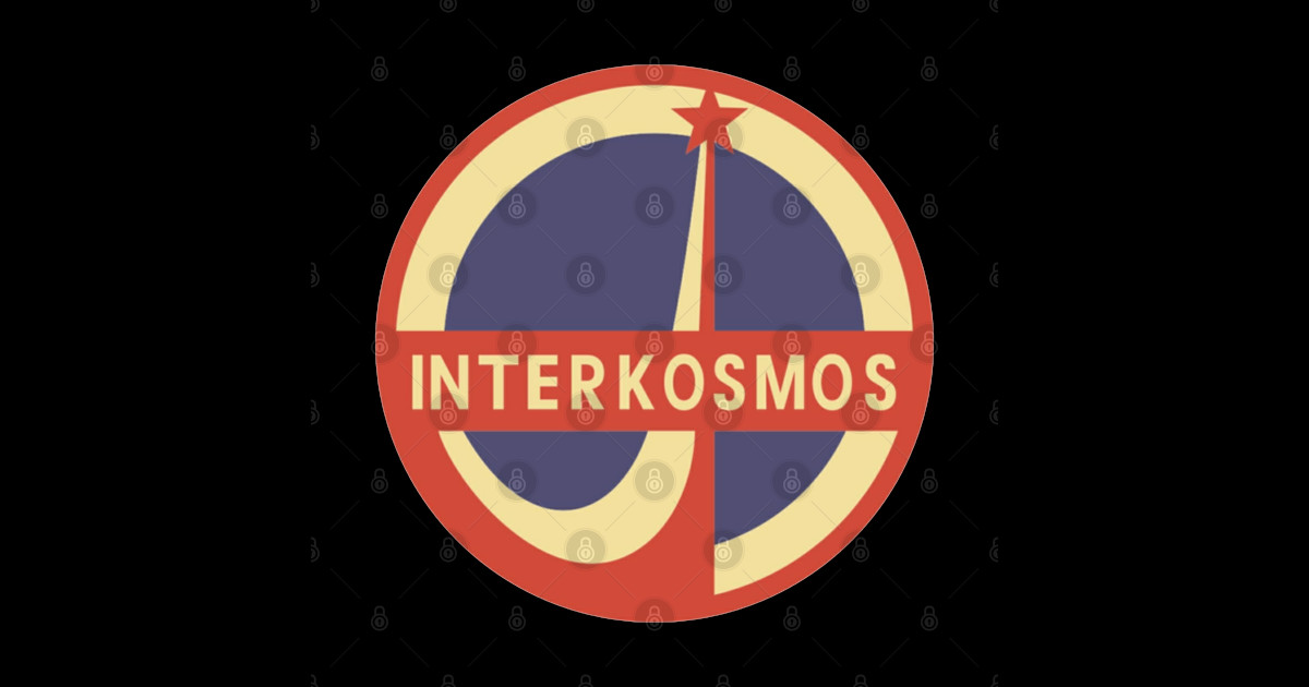 Interkosmos Russian Space Program Logo - Interkosmos Logo - Sticker ...