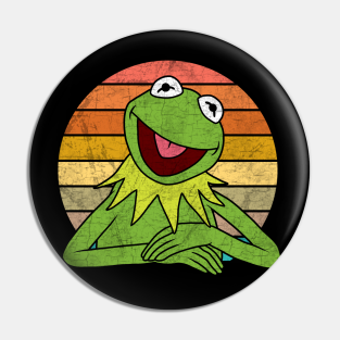 Thoughtful Kermit The Frog Pins and Buttons for Sale | TeePublic