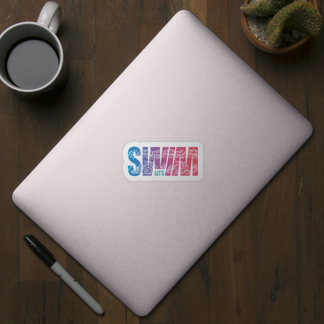 Swim Creative Waves Design - Swim Swimming Swimmers Swimming Quot ...