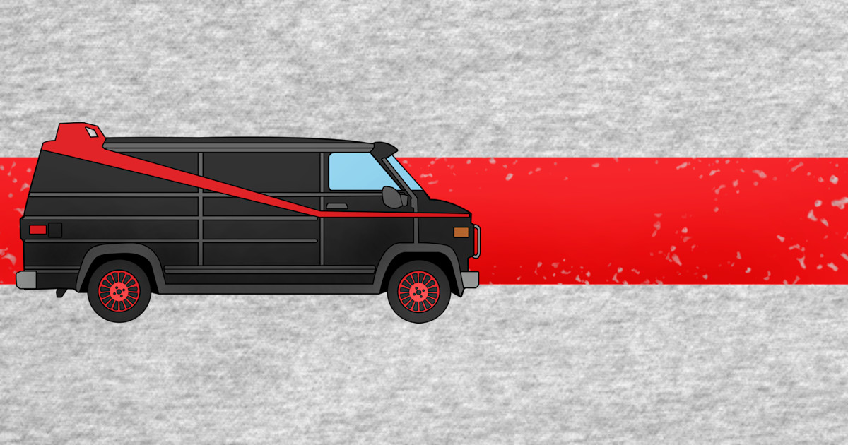 Classic The A Team Van - The A Team Van - T-Shirt | TeePublic