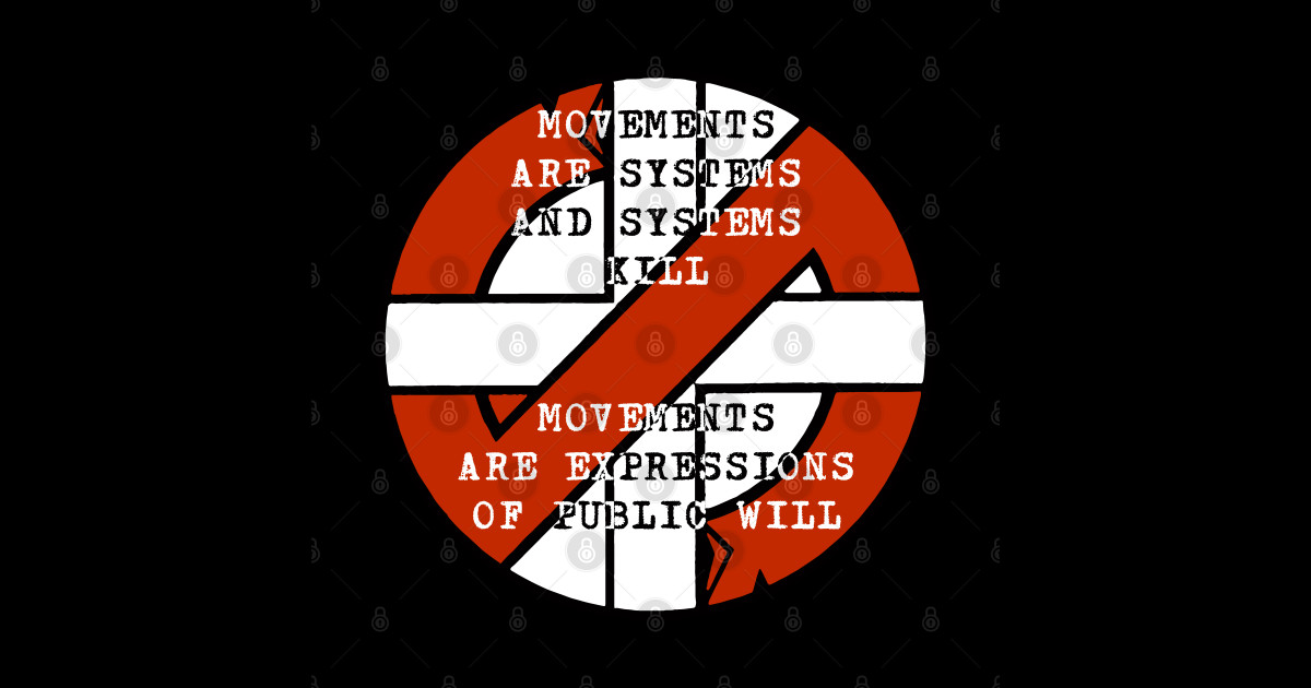 Crass "Movements" Tribute - Crass - Sticker | TeePublic