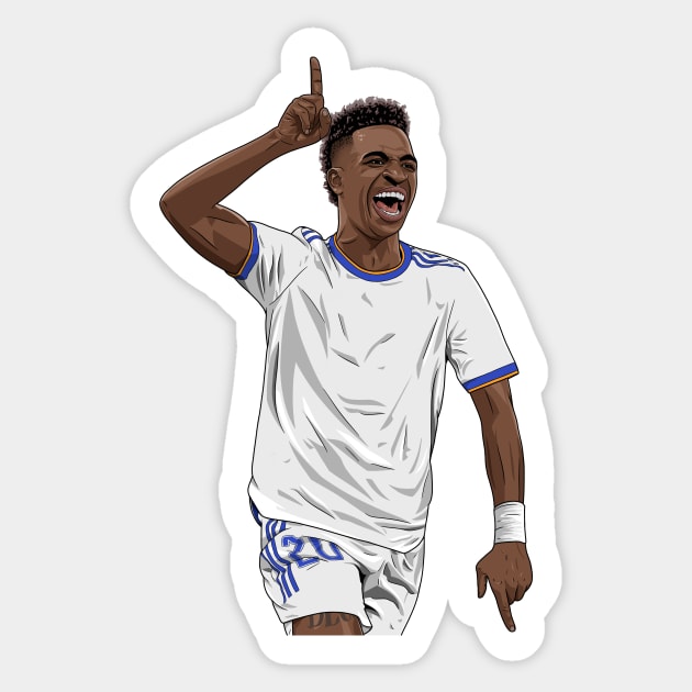 Vini Jr. - Vini Jr - Sticker | TeePublic