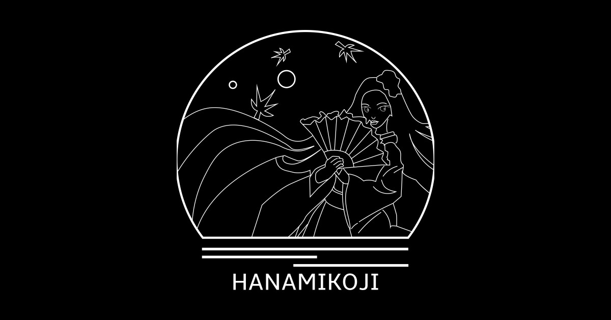 Hanamikoji Minimalist Line Drawing - Board Game Inspired Graphic ...