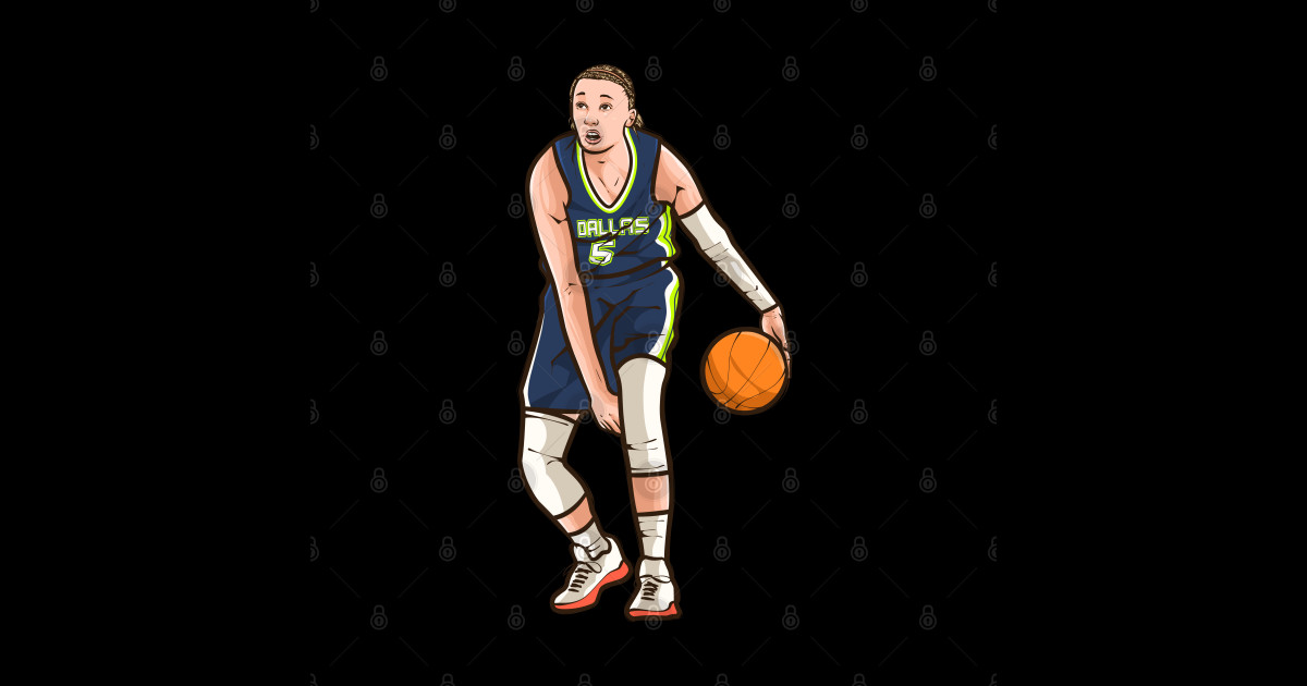 Paige Bueckers Dribbling Cartoon - Paige Bueckers - Sticker | TeePublic