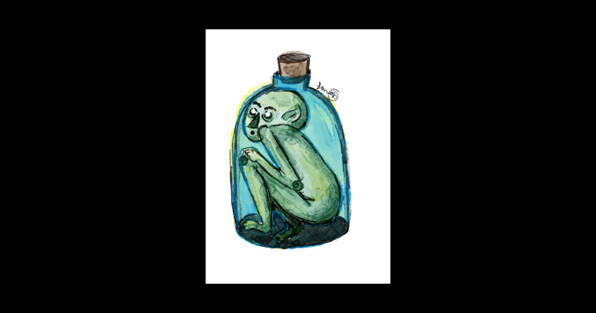 Bottled Creature - Fairy - Sticker | TeePublic