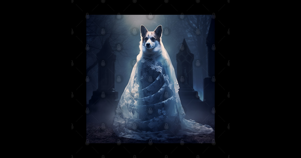 Gothic Corgi - Corgi - Sticker | TeePublic