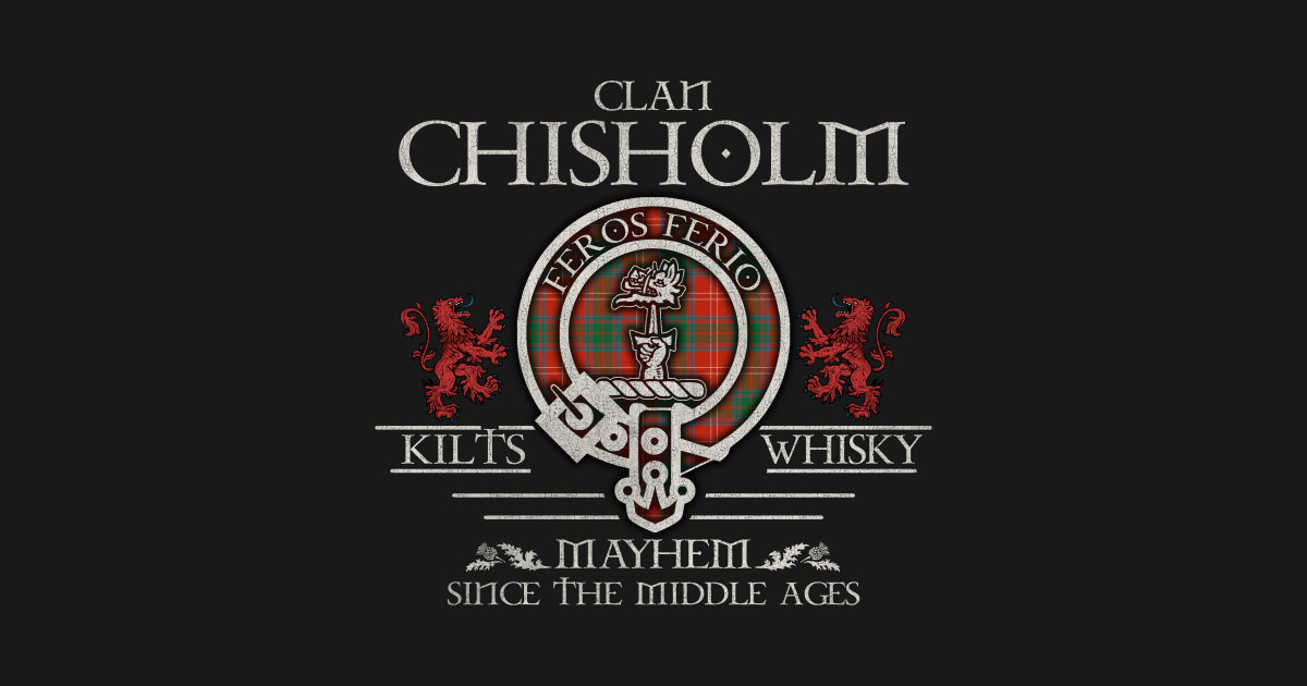 Clan Chisholm tartan crest family reunion Highland Games - Scotland ...