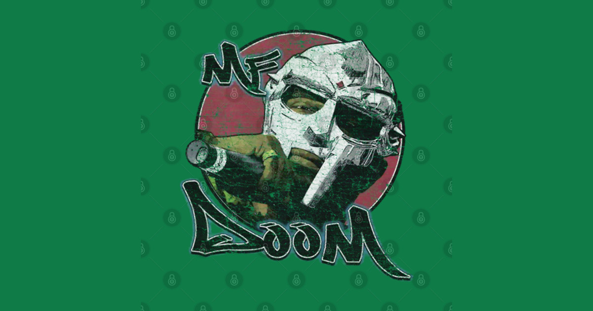 MF Doom Cartoon Vintage Rapper - Mf Doom - T-Shirt | TeePublic