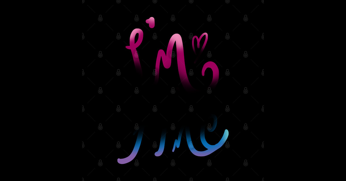 I am fine lettering Design - Hand Lettering Gifts - Sticker | TeePublic