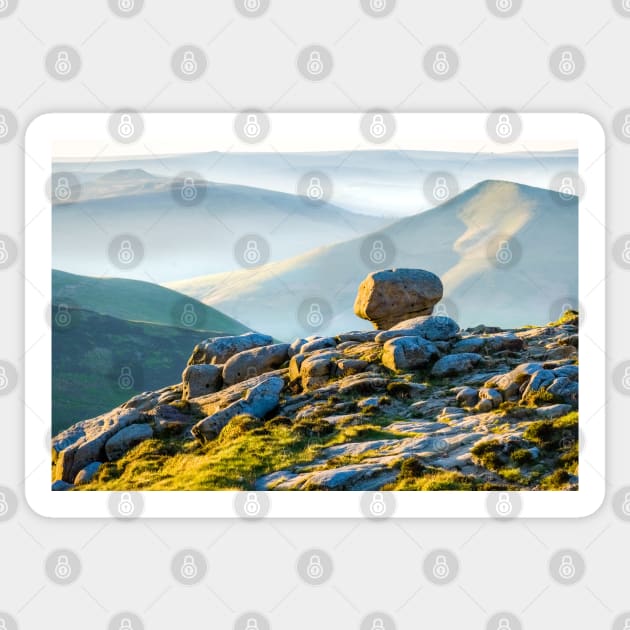 Dawn in the Peak District - Dawn - Sticker | TeePublic