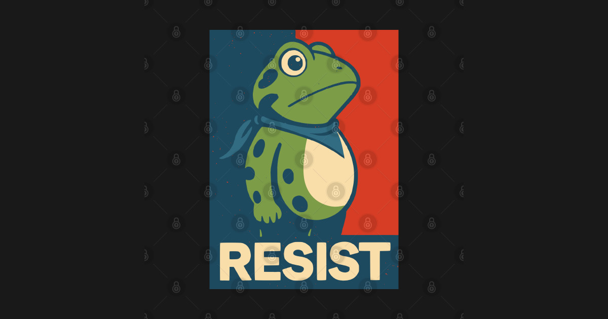 Portland Freedom Frog - Portland Freedom Frog - T-Shirt | TeePublic