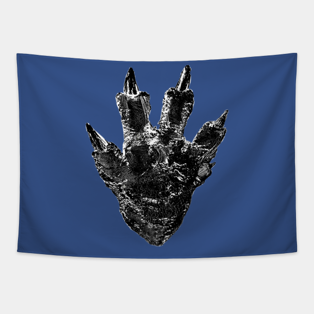 Godzilla Footprint - Godzilla - Tapestry | TeePublic
