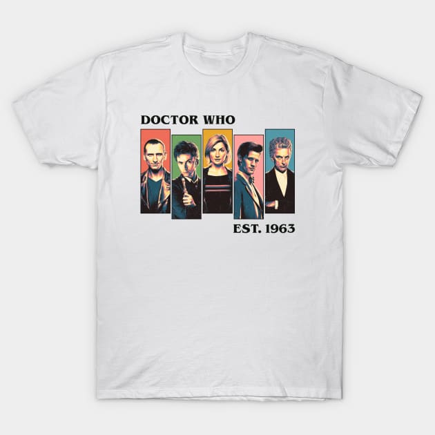Doctor Who Est 1963 Classic Retro - Doctor Who - T-Shirt | TeePublic