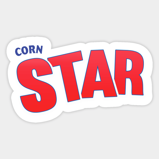 Corn Star Logo - Corn - Sticker | TeePublic