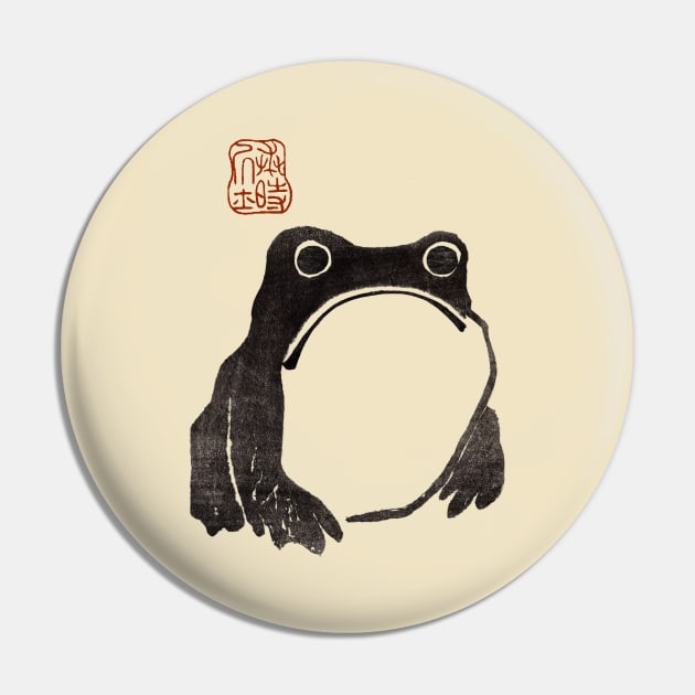 Grumpy Japanese Frog, Cute Sad Cottagecore Toad and Their Froge Thought ...