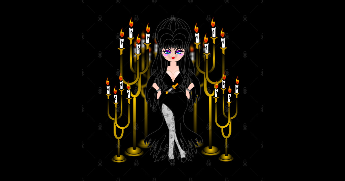 ELVIRA: Mistress of the Dark - Elvira - Sticker | TeePublic