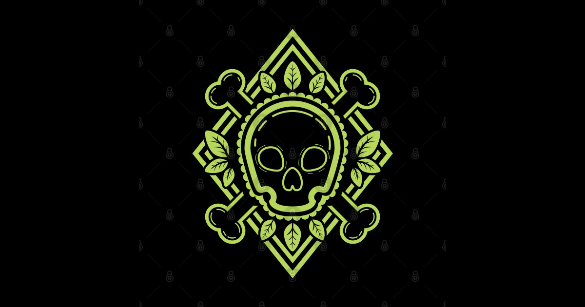 Skull Light Version - Skull - Posters and Art Prints | TeePublic
