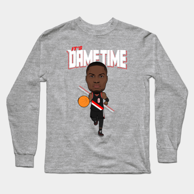 It's Dame Time! - Damian Lillard - Long Sleeve T-Shirt | TeePublic