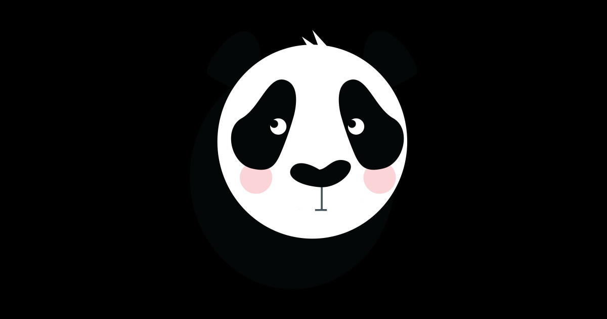 Serious Panda - Pandas - Sticker | TeePublic