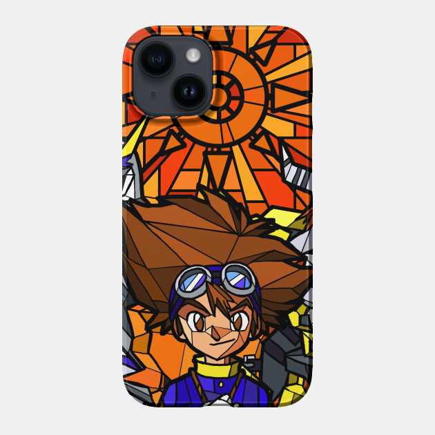 Digistained Glass Taichi - Digimon - Phone Case | TeePublic