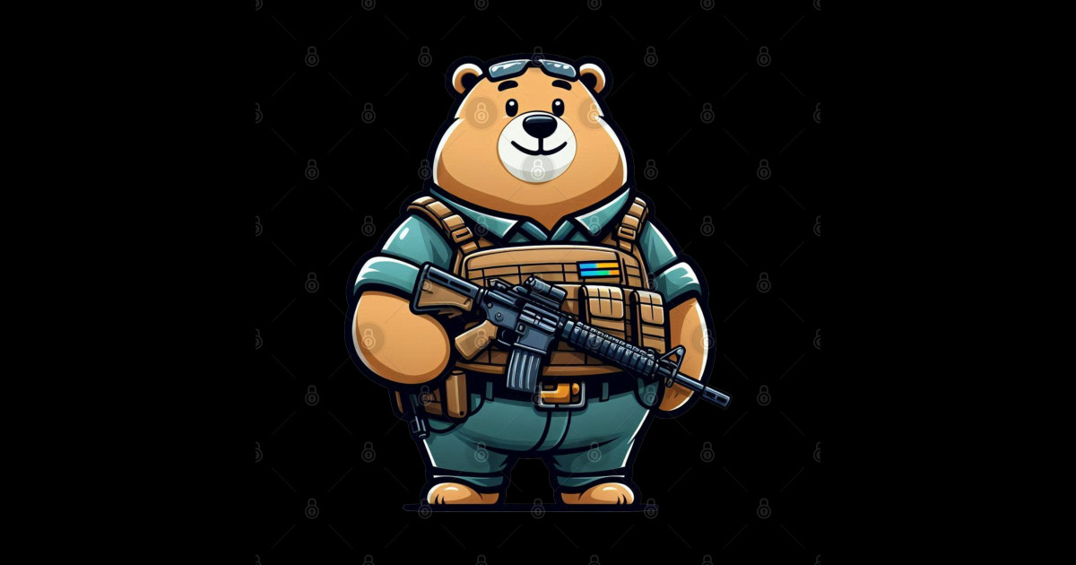 Tactical Bears - Tactical - Sticker | TeePublic