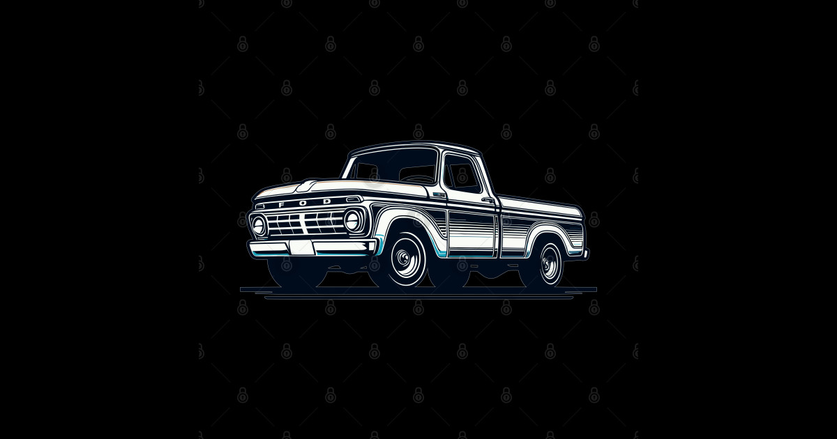 Ford F100 - Ford - Sticker | TeePublic