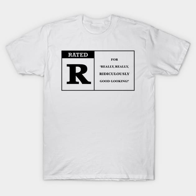 Rated R clear BLACK - Rated R - T-Shirt | TeePublic