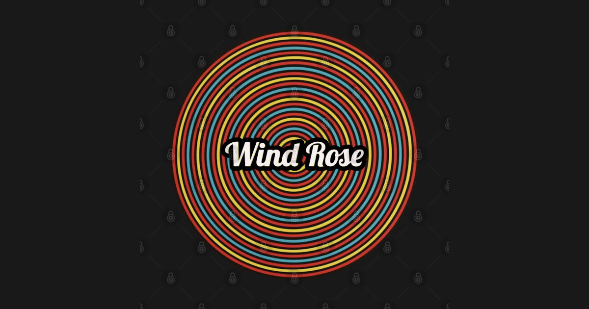 Wind Rose / Vintage Circle Style - Wind Rose - T-Shirt | TeePublic