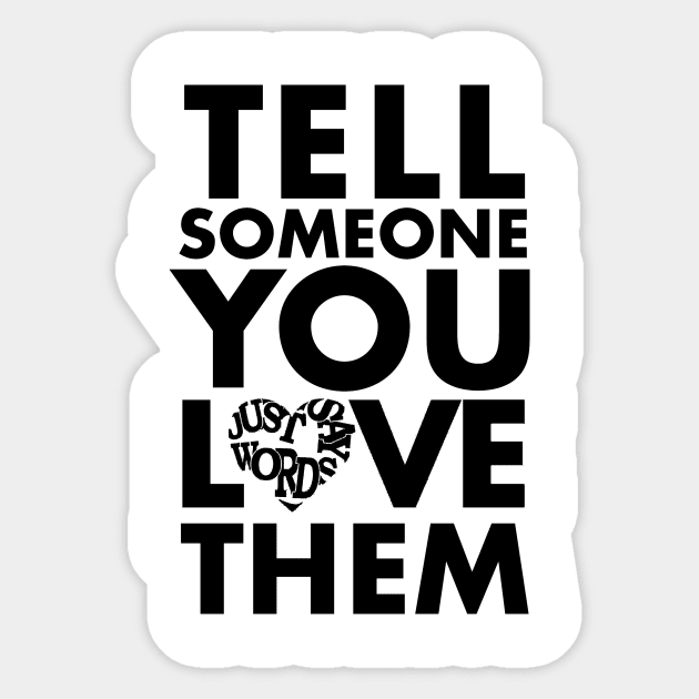 Spread Love - Black - Podcast - Sticker | TeePublic