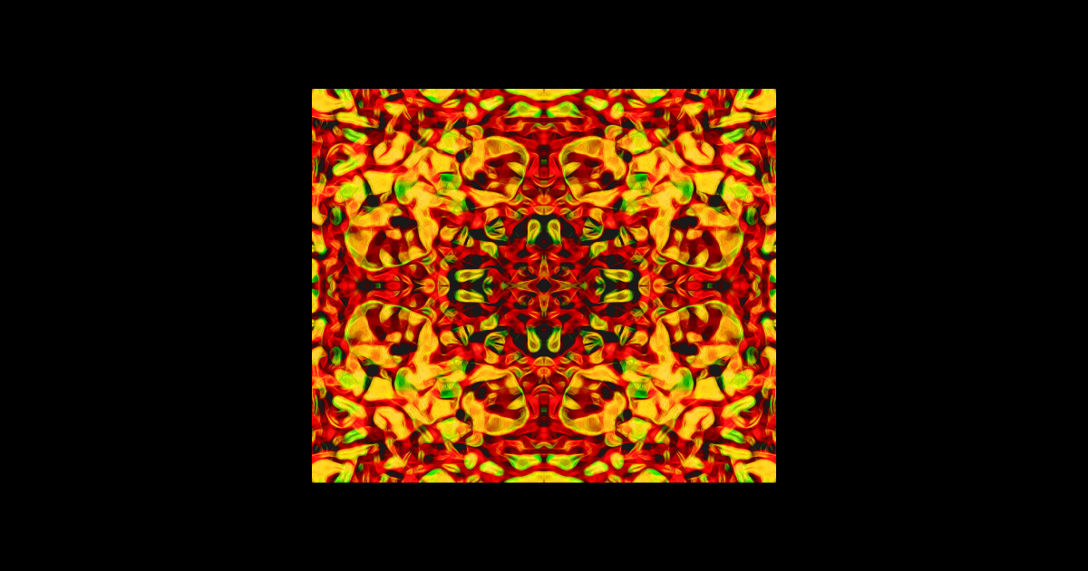 Symmetrical pattern - Symmetry Pattern - Sticker | TeePublic